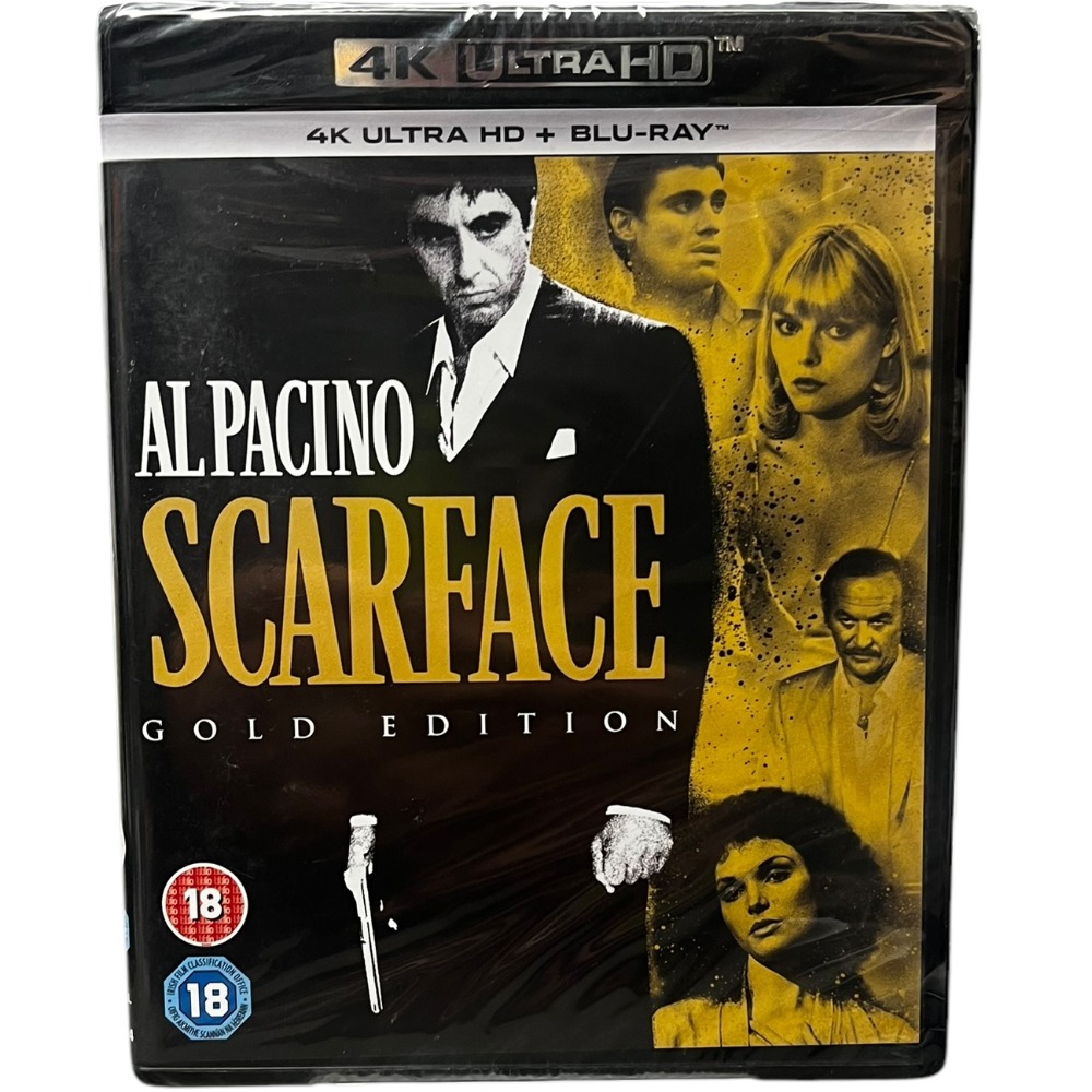 New Brand New & Sealed: Scarface Gold Edition (4K UHD + Blu-Ray Disc ...